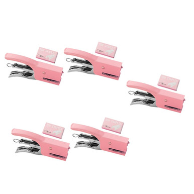 MAGICLULU 5 Sets Hand-held Stapler Papers Stapleless Stapler Office ...