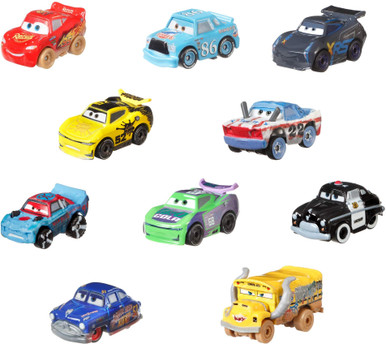 Disney Pixar Cars Metal Mini Racers Variety 10 Pack - Warehousesoverstock