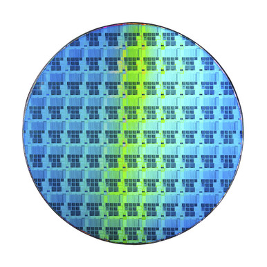 8" IC Microchip Pattern Silicon Wafer Made by Copper Process ...