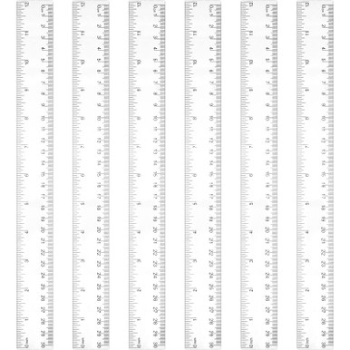 6 Pieces 12 Inch Ruler Bulk Clear Plastic Flexible Rulers with ...