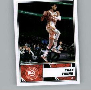 2022-23 Panini NBA Stickers #100 Trae Young Atlanta Hawks Official Thin ...