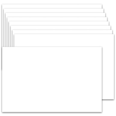50 Pack 5x7 Cardstock Paper, 80lb White Cardstock Thick Paper ...