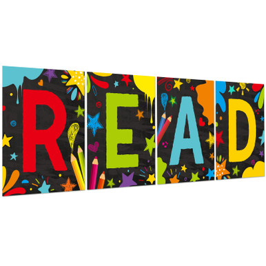 Reading Classroom Decorations Reading Poster for Classroom 13.7 x 10.6 ...