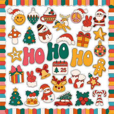 Christmas Bulletin Board Decorations Groovy Christmas Classroom ...