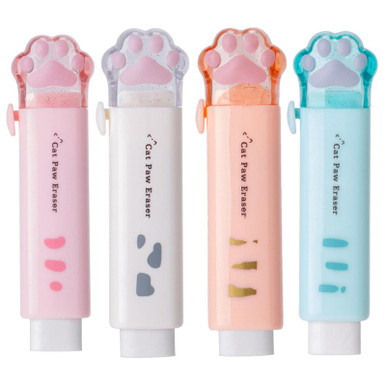 Tmay Cat Claw Eraser,Rubber Erasers for Kids with Cat Paw Shape ...