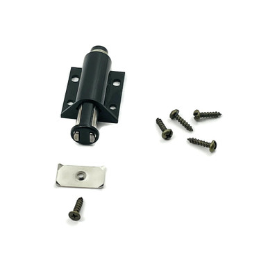 Magnetic Push to Open Black Touch Latch Catch (50 Pack) with Fasteners ...