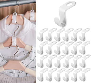 50 Pcs Clothes Hanger Connector Hooks Cascading Hanger,Multi-Function ...