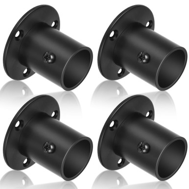 Closet Rod Bracket, Heavy Duty 4 Pack Closet Rod Support, Stainless ...