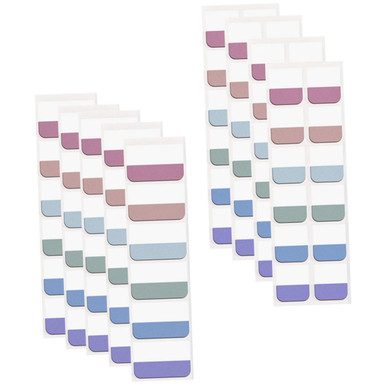TEHAUX 1 Set Index Label Colored Labels Book Accessories Sticky Notes ...