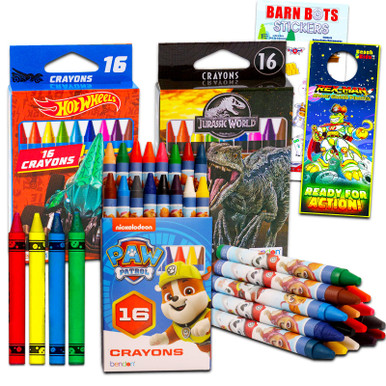 Bulk Crayons for Boys Ages 4-8 Set - Bundle with 50+ Crayons for ...