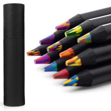 12 Colors Rainbow Pencils, Multi Colored Pencils for Adult Coloring ...
