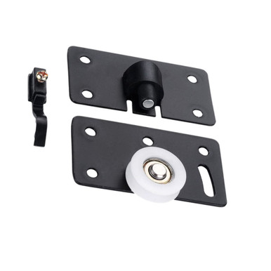 Uonlytech 2pcs Furniture Rollers Sliding barn Door Stopper Adjustable ...