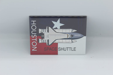 NASA Space Shuttle on Texas Flag Refrigerator Magnet Collectible ...
