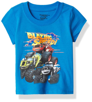 Nickelodeon Boys' Blaze and The Monster Machines Short Sleeve Tee Shirt ...