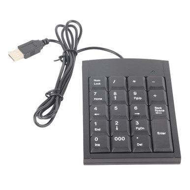 USB Numeric Keypads, Numpad Portable Slim Mini Number Pad Keyboard ...