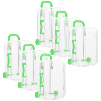 HOMSFOU 12pcs Mini Suitcase Boxes Plastic Candy Box with Handle Small ...