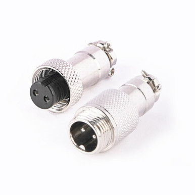 GX16 Aviation Connector 2 Pin, GX16 Docking Style Circular Adapter Male ...