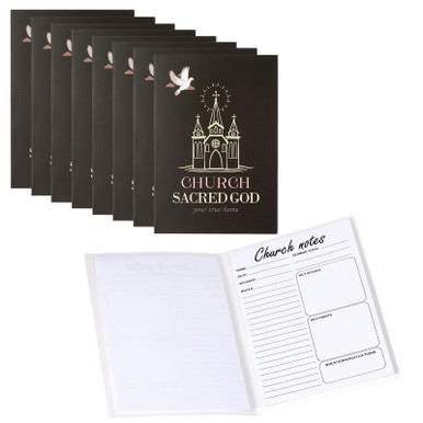 8 Pieces Christian Memo Pads Church Notes Tear Away Pads Religious ...