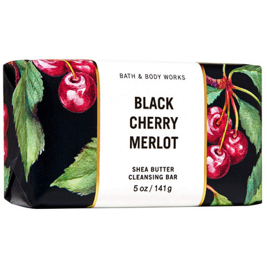 Bath & Body Works Shea Butter Cleansing Bar (Black Cherry Merlot) - Warehousesoverstock