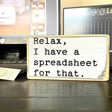 Fun Slogan Decoration? Funny Office Desk Wood Sign? Funny Inspirational ...