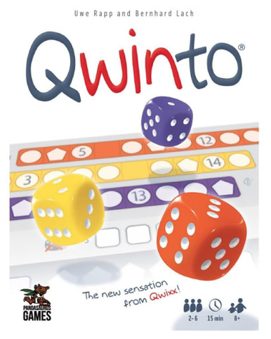Qwinto Dice Game - Fast-Paced Roll and Write Number Game, Pattern ...