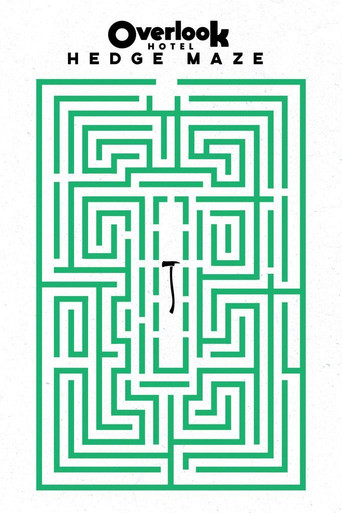 Overlook Hotel Hedge Maze Map Game Activity Retro Classic Horror Movie ...
