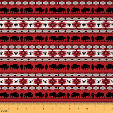 Erosebridal Aztec Fabric by The Yard,Highland Cow Upholstery Fabric ...