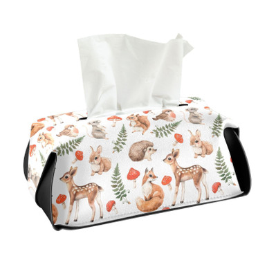 CaTaKu Squirrel Forest Animals Tissue Box Holder,Tissue Box Cover ...