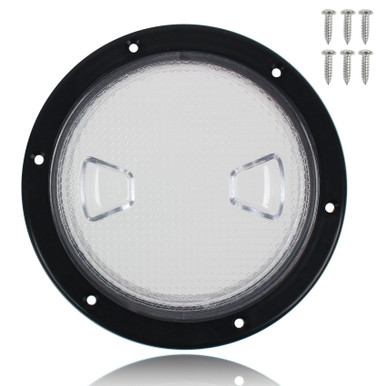 6 Inch Boat Hatch,Boat Deck Plates Round Non-Slip Inspection Hatch with ...