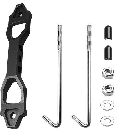 Plobeda Heavy Duty Battery Hold Down Bracket Aluminum Battery Tie Down ...