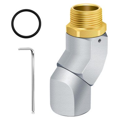 Fuel Hose Swivel, 3/4" Dual NPT Threads Fuel Swivel, 360 Rotating Fuel ...