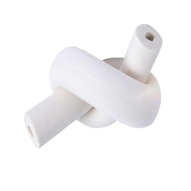 White Foam Pipe Insulation, 1 m long X 18-32mm ID X Wall Thickness 6mm ...