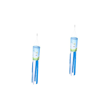 Yardwe 2pcs Windpipe Flag Out Door Decor windsocks Decor Wind Sock Yard ...