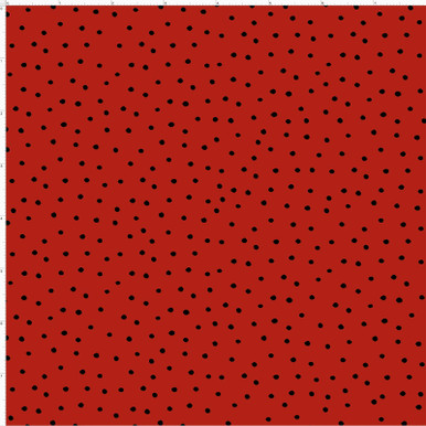 Loralie Designs Dinky Dots Red/Black Fabric by The Yard for Quilting ...
