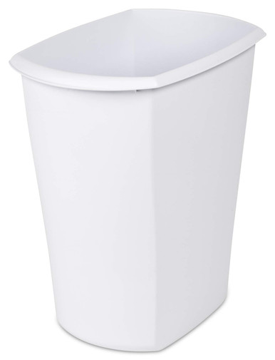 Sterilite White Waste Can - Warehousesoverstock