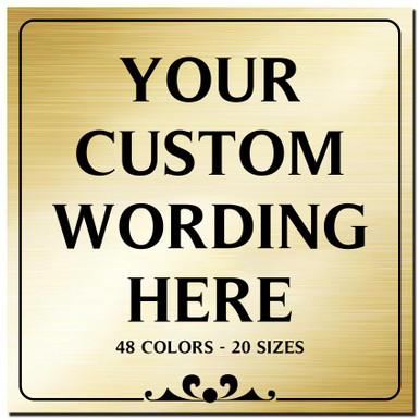 Custom Sign For Wall Custom Signs For Outside Outdoor Metal Home Door ...
