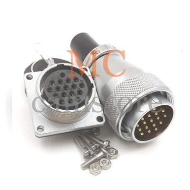 MCCAMSTORE WEIPU WS28 17pin Panel Mount High Voltage Power Cable ...