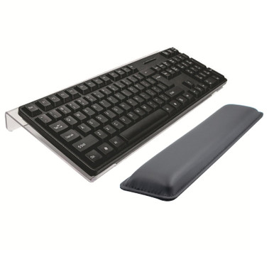 Computer Keyboard Stand with Wrist Rest for Keyboard, Acrylic Tilted ...