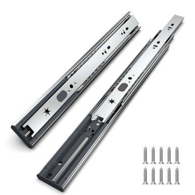 homdiy 2 Pair Soft Close Drawer Slides 12 Inch Wide 5.8'' Extension ...