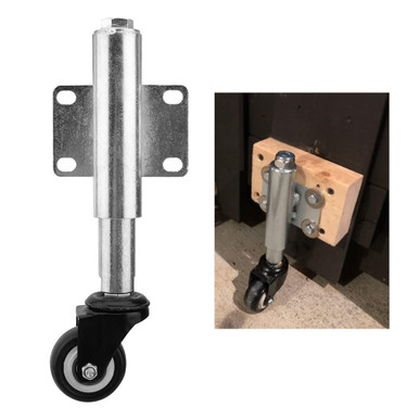 Spring Loaded Gate Castor, 2" Gate Wheel Spring Loaded Swivel Caster ...