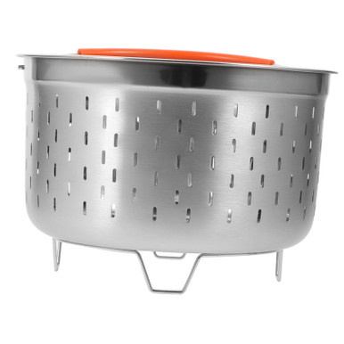 HEMOTON Stainless Steel Rice Steamer Metal Veggie Steamer Water Bath ...