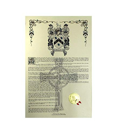 McGee Coat of Arms, Family Crest and Name History - Celebration Scroll ...