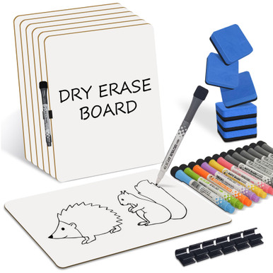 6 Pack Dry Erase Boards, 9