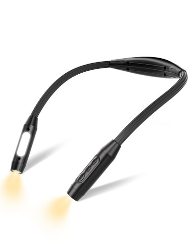 Alampan LED Neck Reading Light, X920 Longer Arm Book Light for Reading ...