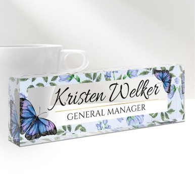 Personalized Office Name Plate for Desk - Custom Employee Appreciation ...