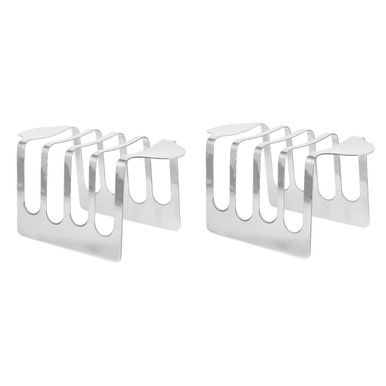 BESTOYARD 2 pcs bread rack stainless steel toaster stainless steel ...