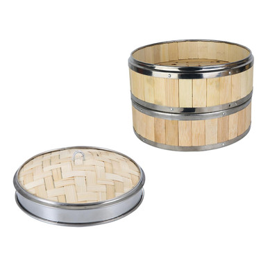 KJHBV 1 Set Bamboo Steamer Rice Steamer Food Prep Steamer Dumpling ...