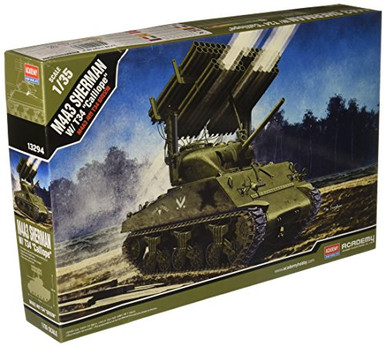 Academy M4A3 Sherman with T34 "Calliope" Model Kit - Warehousesoverstock