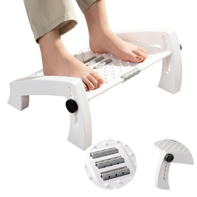 Foot Rest for Under Desk at Work,Adjustable Height Foot Rest,Ergonomic ...