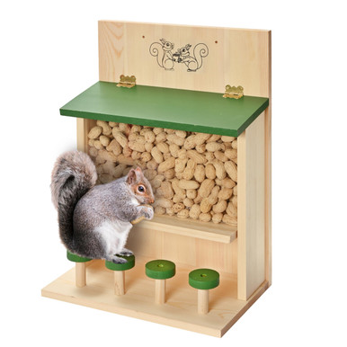 MONT PLEASANT Squirrel Feeder Nut Bar Large Squirrel Feeder for Outside ...